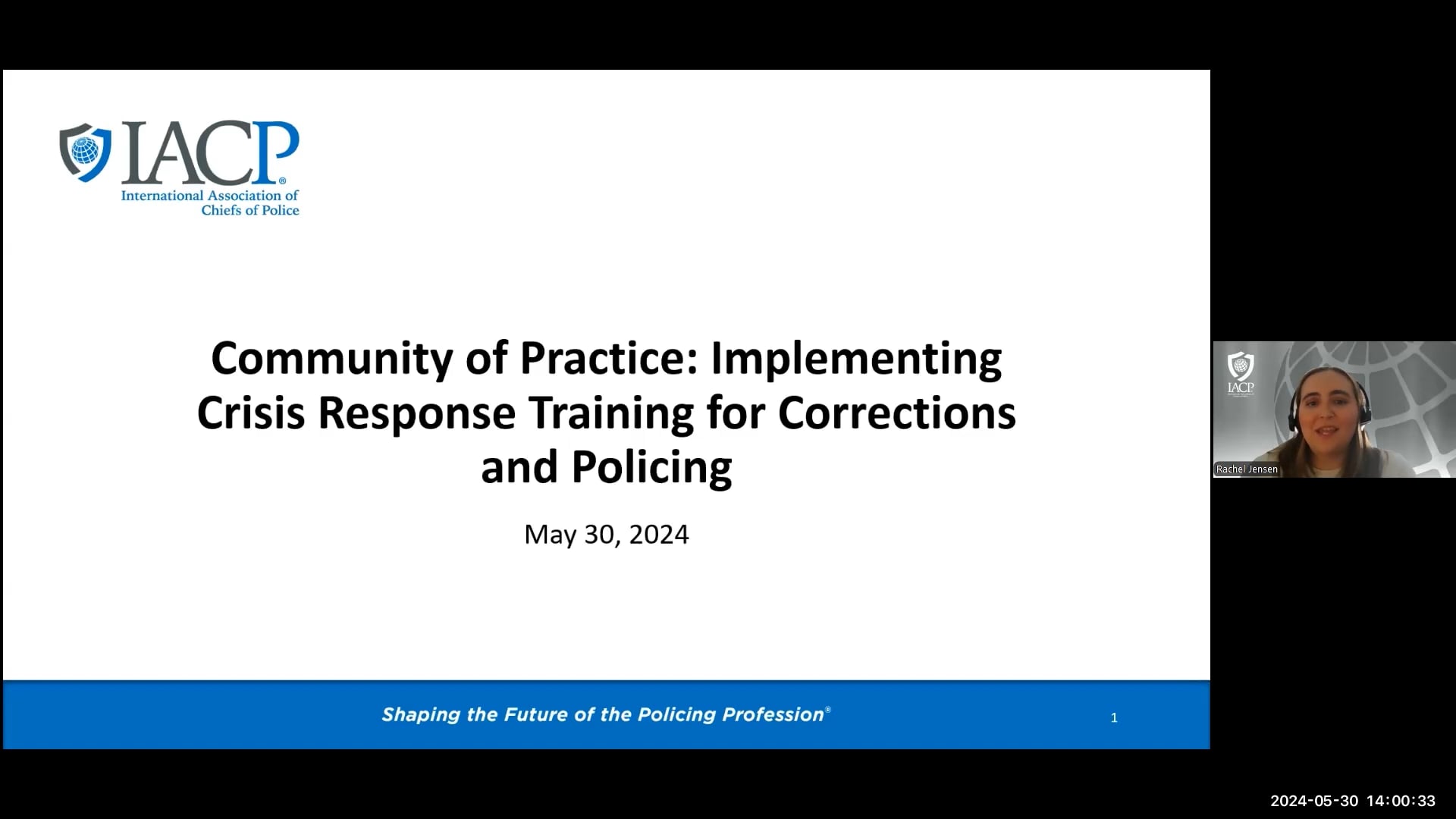 Community of Practice: Implementing Crisis Response Training for ...