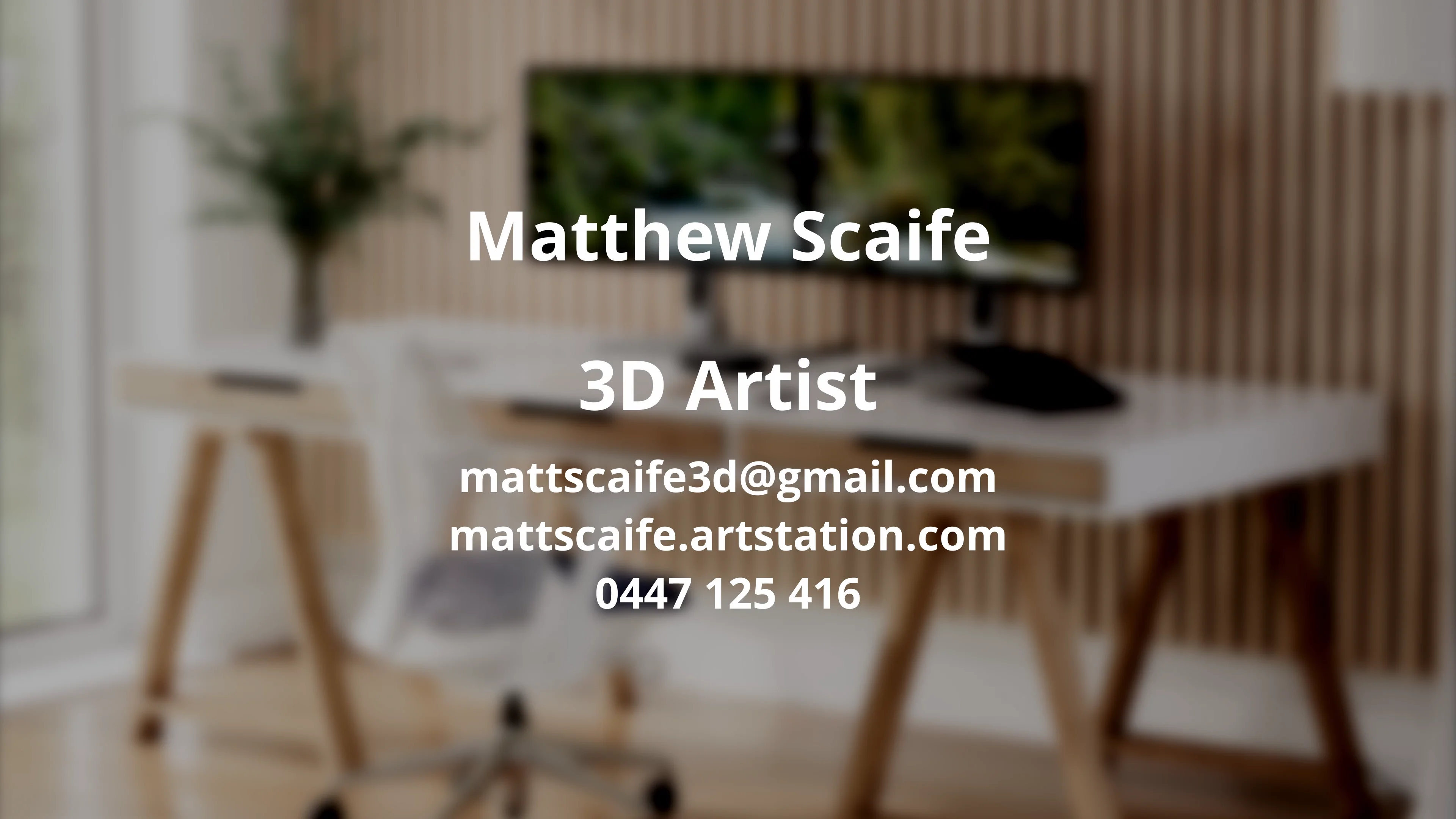 Matthew Scaife Showreel 2K