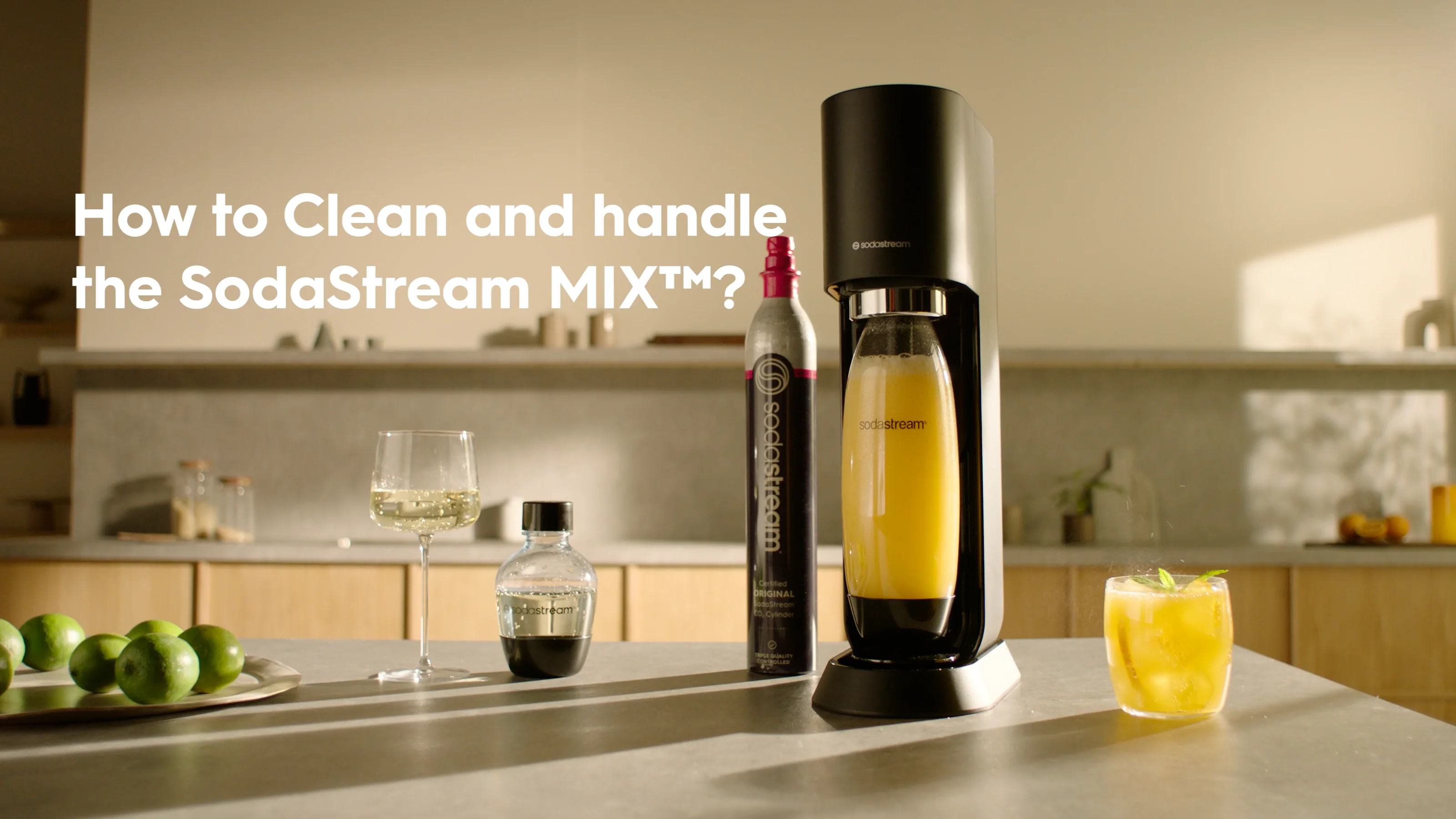 #3 How to Clean and handle the SodaStream® MIX™
