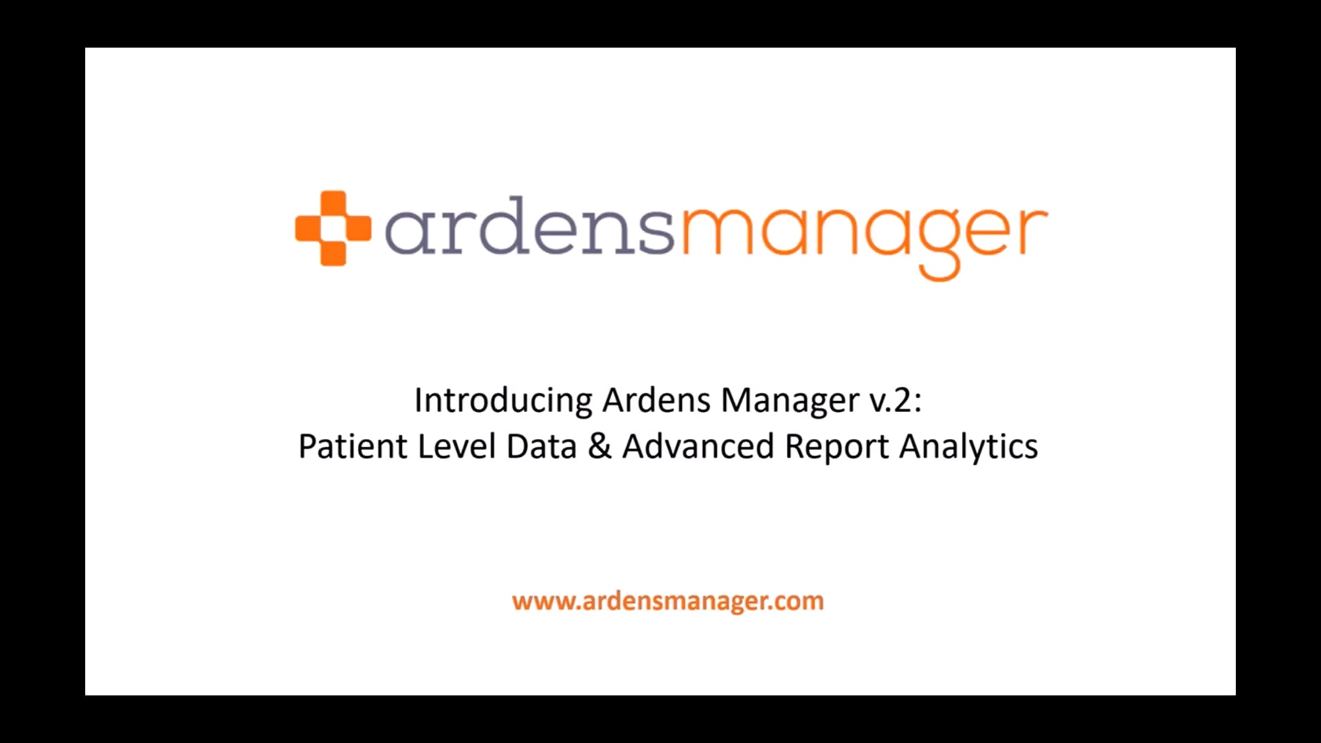 Ardens Manager - Introducing Ardens Manager v.2: Patient Level Data ...