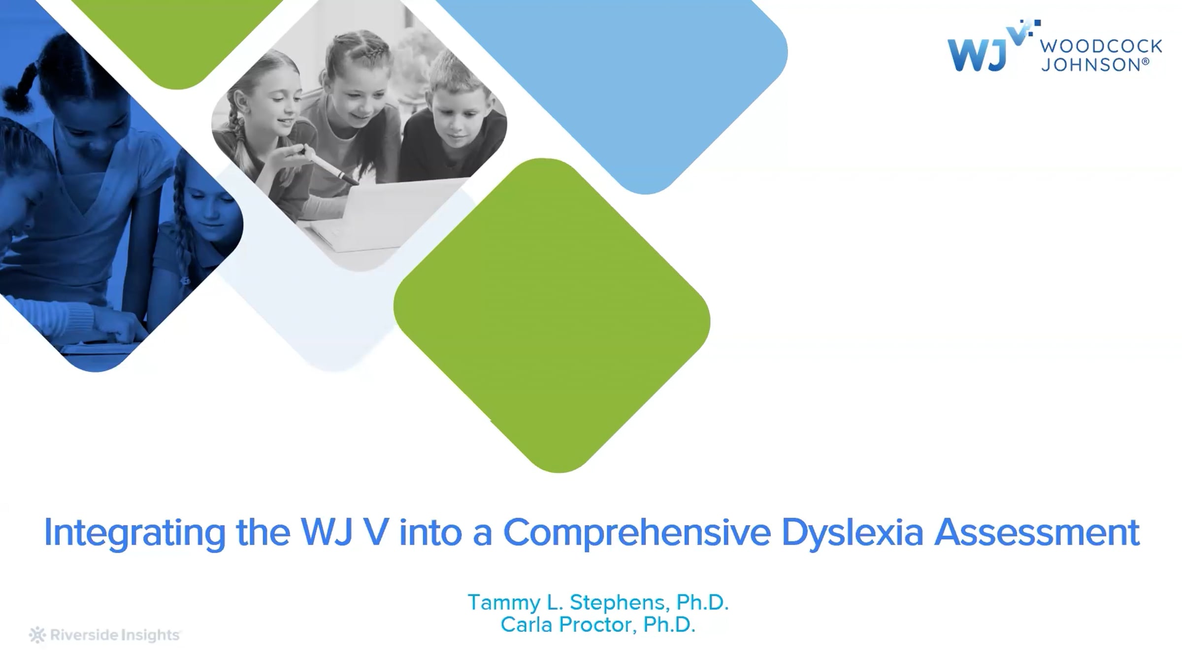 Integrating the WJ V into a Comprehensive Dyslexia Assessment