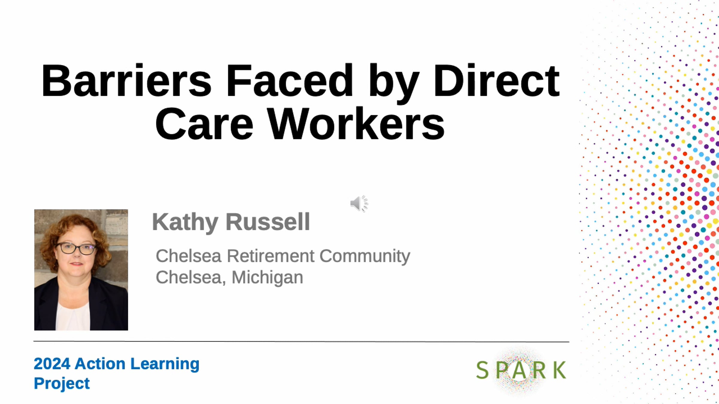 Kathy Russell | Barriers Faced by Direct Care Workers