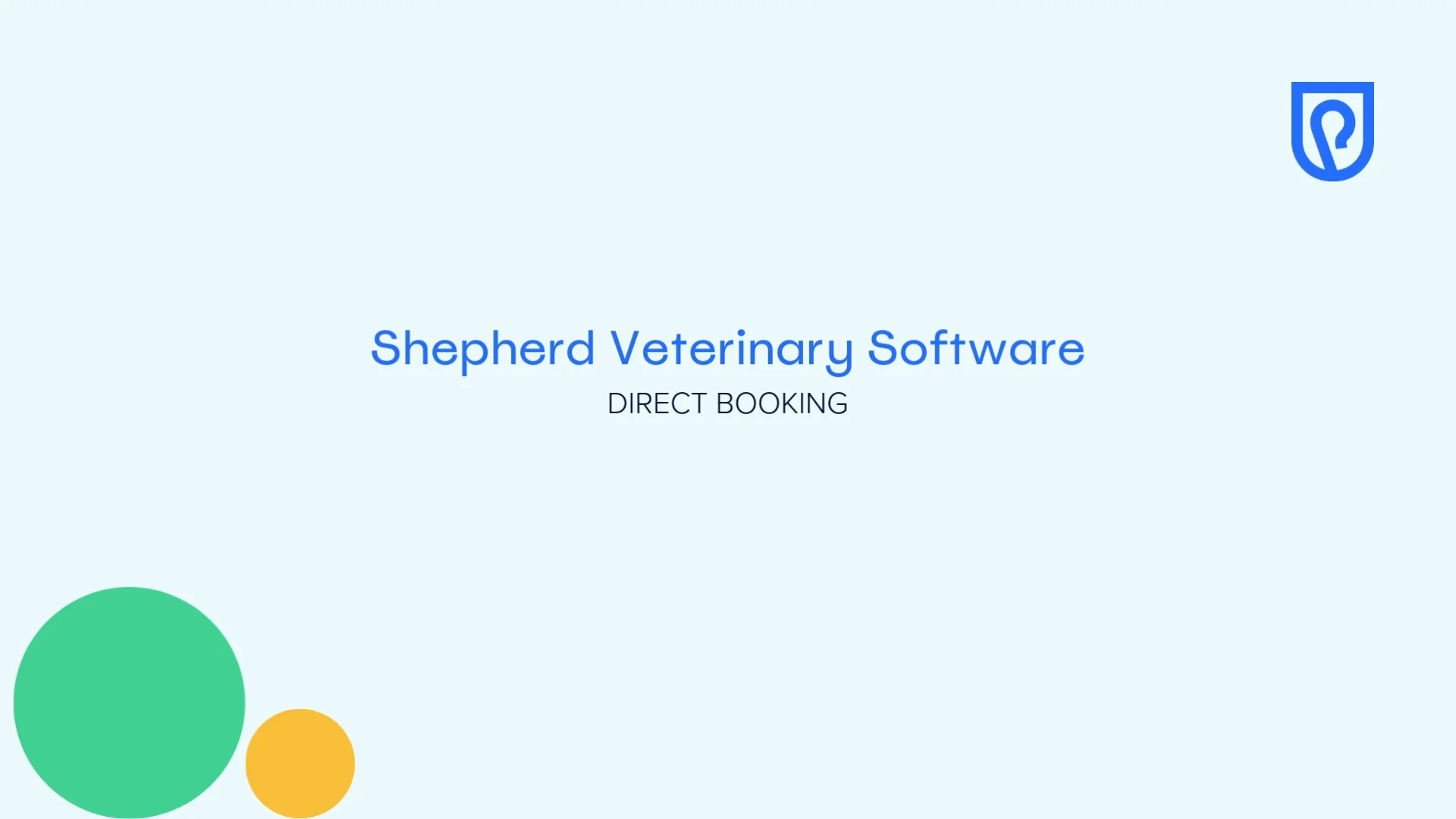 Direct Booking - A Preview With Using Shepherd Veterinary Software