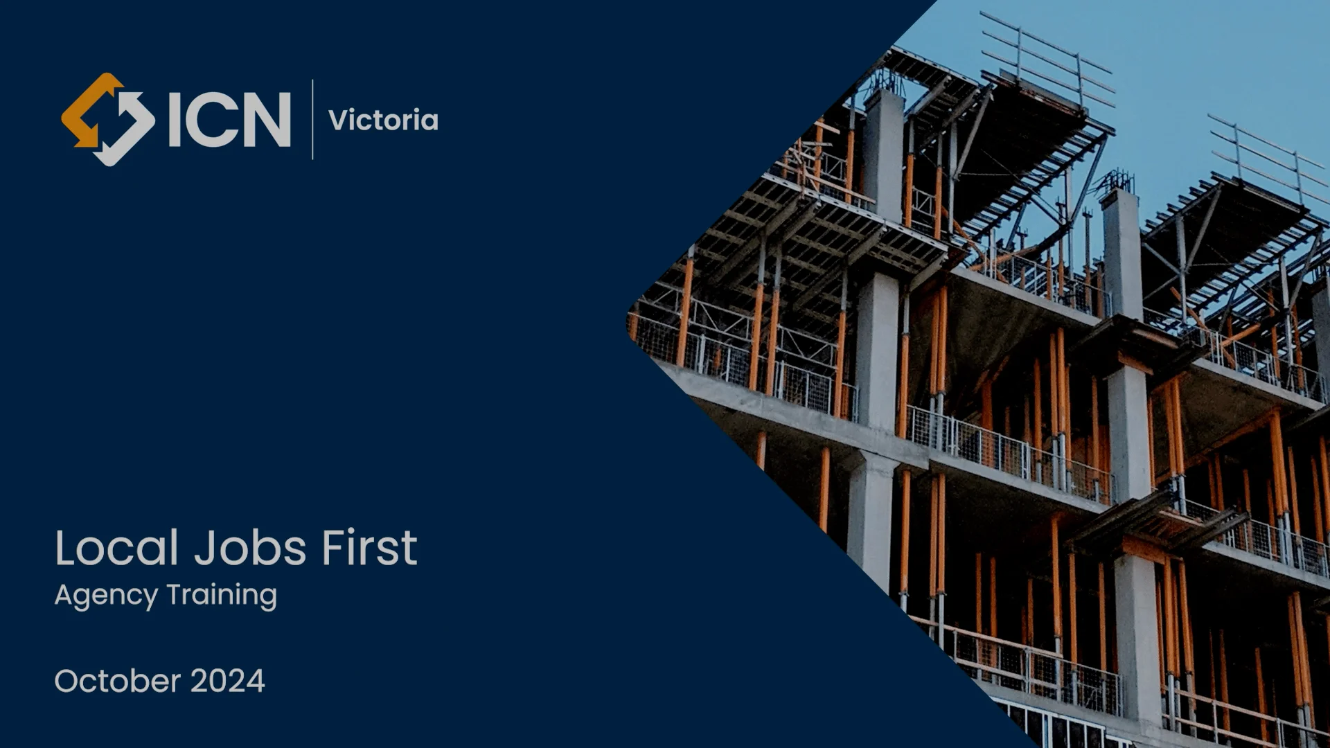 Local Jobs First Bid-Phase Training for Agencies - October 2024