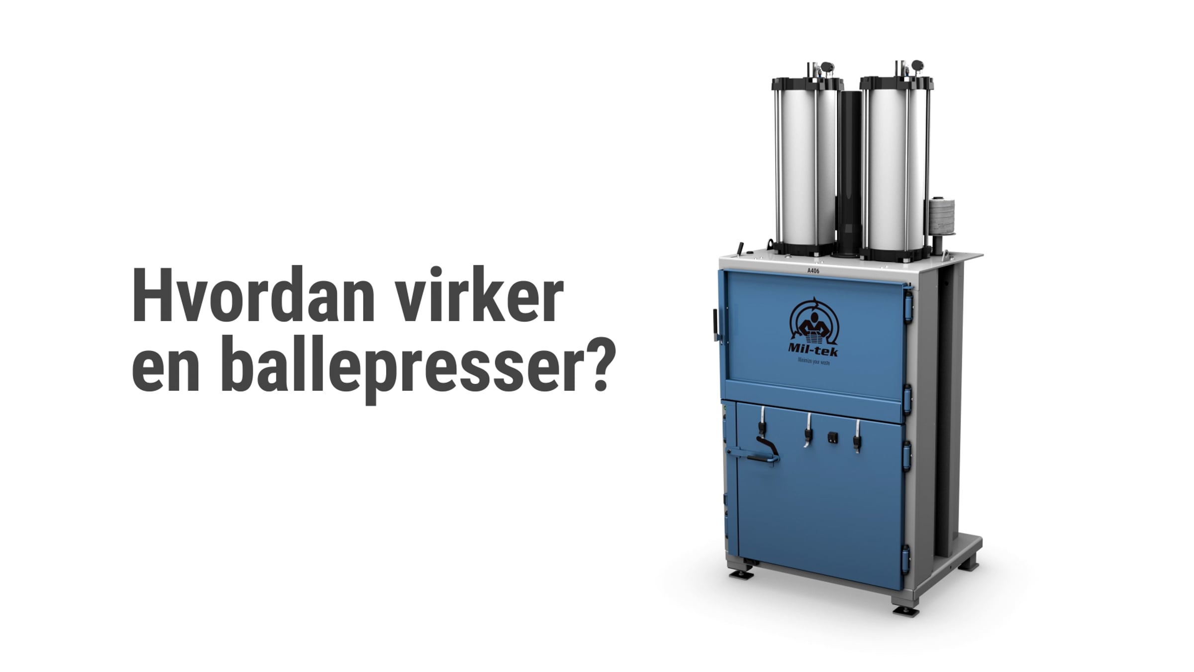 Hvordan virker en ballepresser - A406