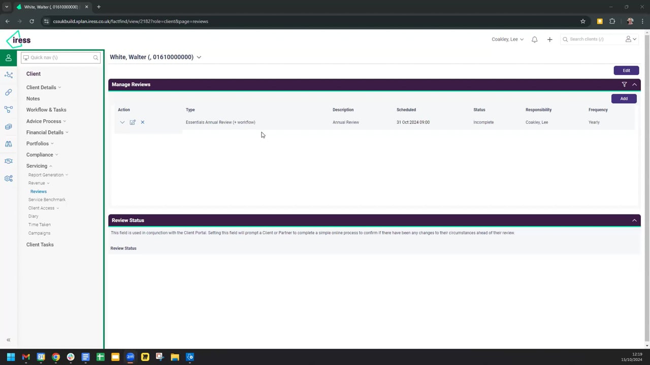 Client review process explained (UK) - Iress Community