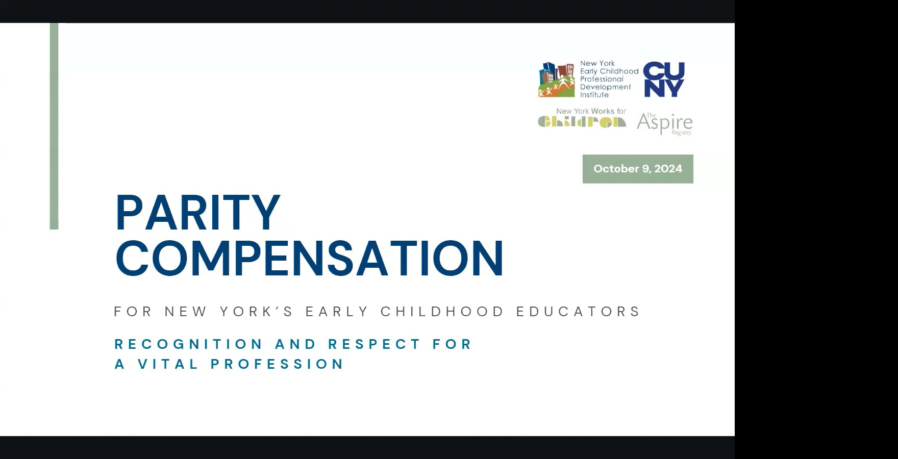 Compensation Parity for New York's Early Childhood Educators ...
