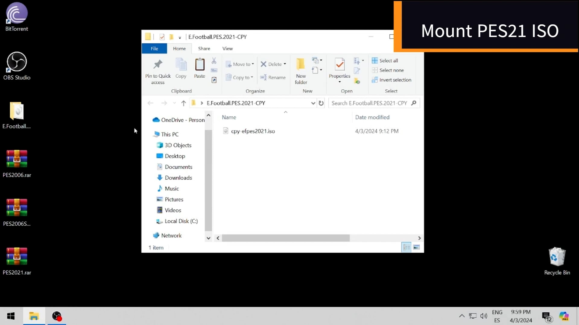 PES2006 Patch - Install Instructions