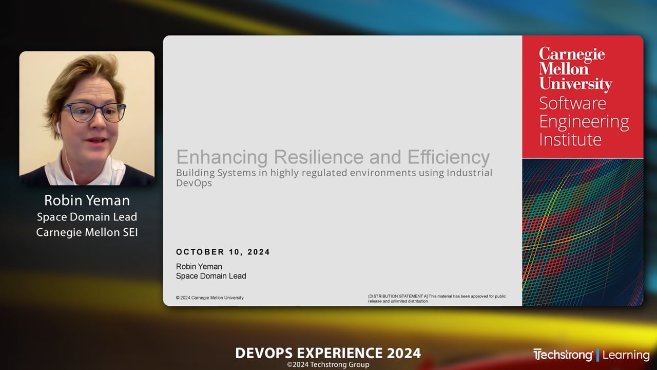 Enhancing Resilience and Efficiency with Robin Yeman | DevOps Experience 2024 - Techstrong TV