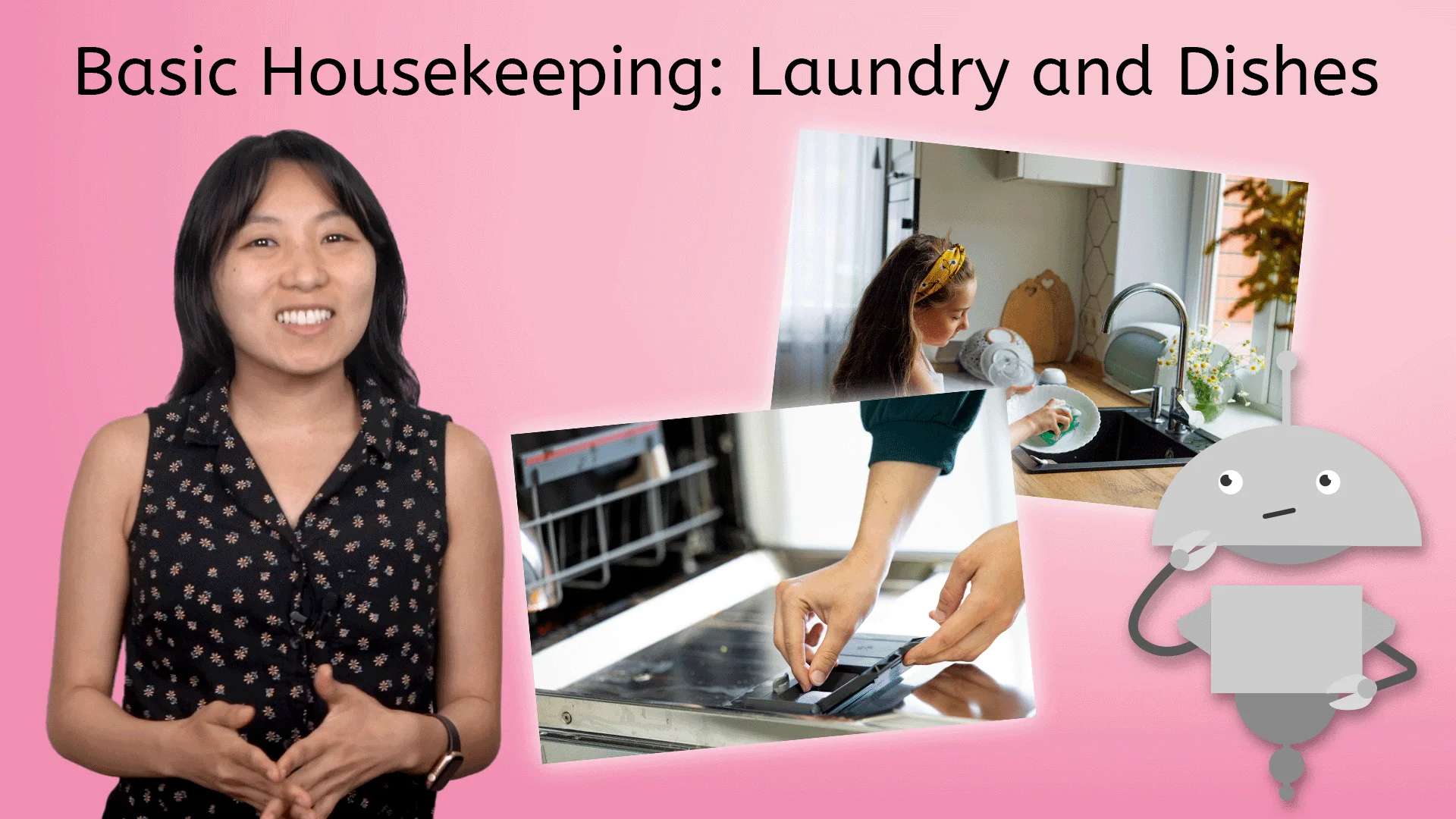 Basic Housekeeping: Laundry and Dishes PDF Video1