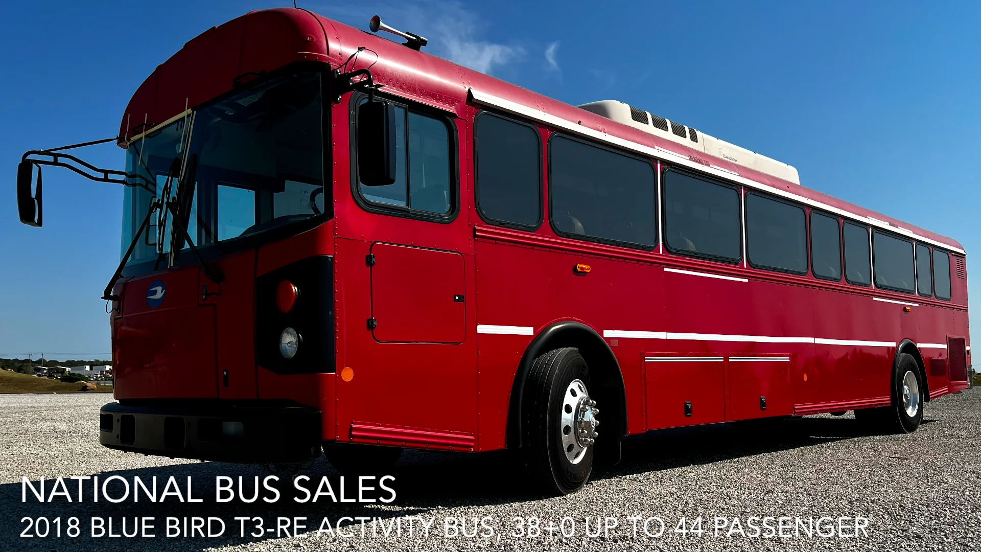 2018 Blue Bird T3 RE Activity Bus, 38+0 or up to 44 Passenger ...