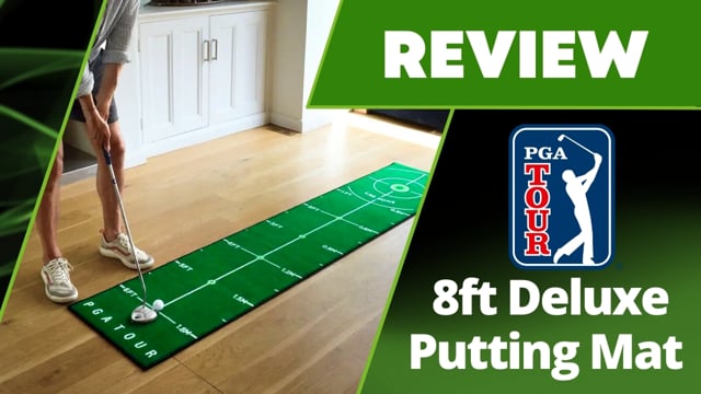 PGA Tour 8ft Deluxe Golf Putting Mat