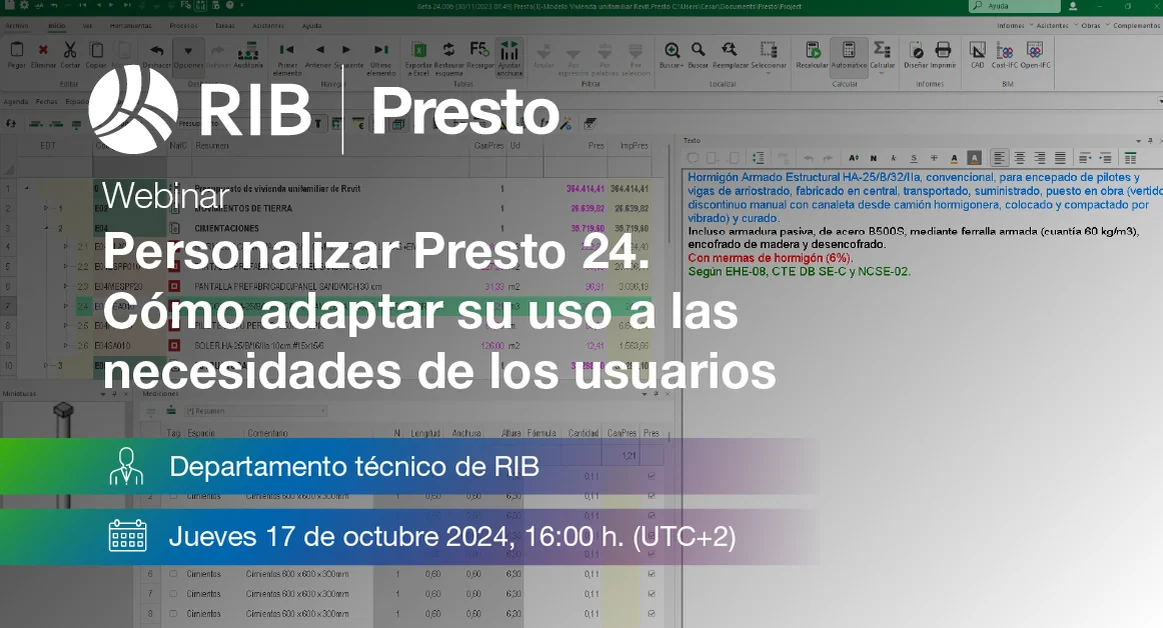 Personalizar Presto 24. Cómo adaptar su uso a las necesidades ...