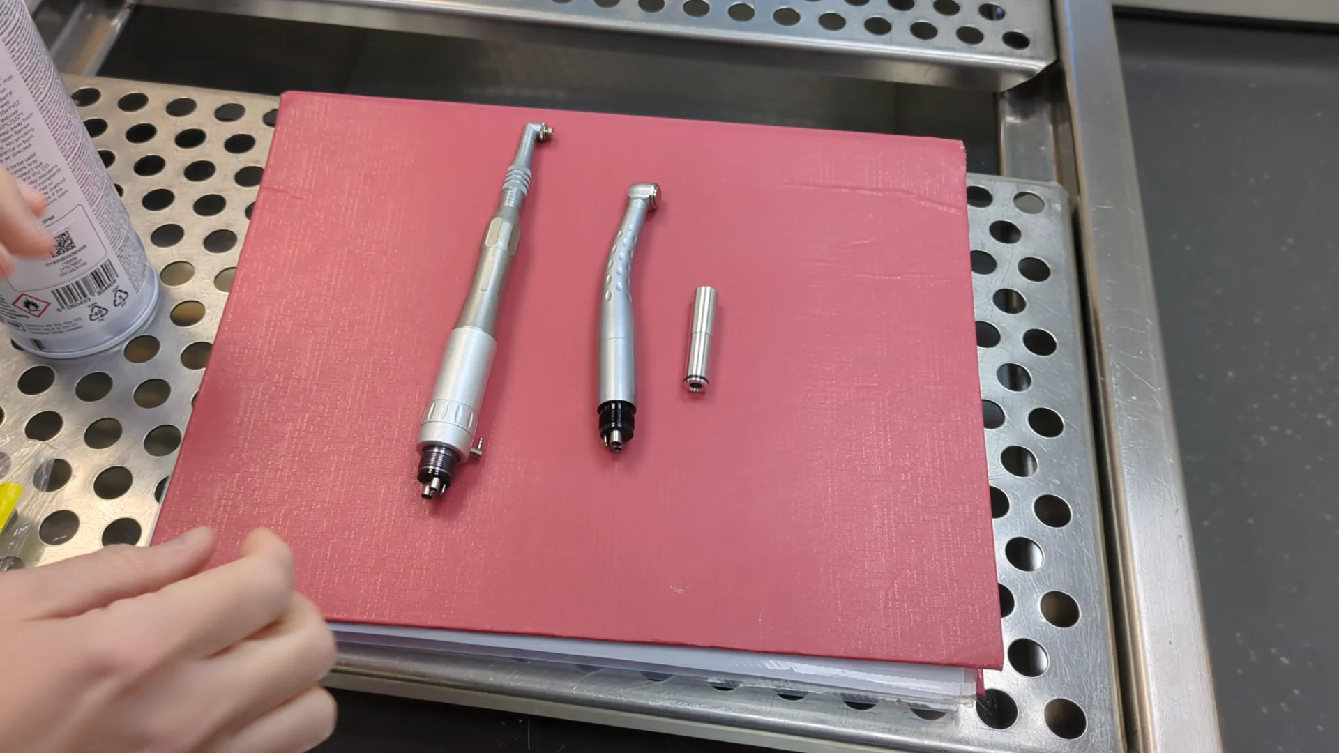 Oiling dental handpieces