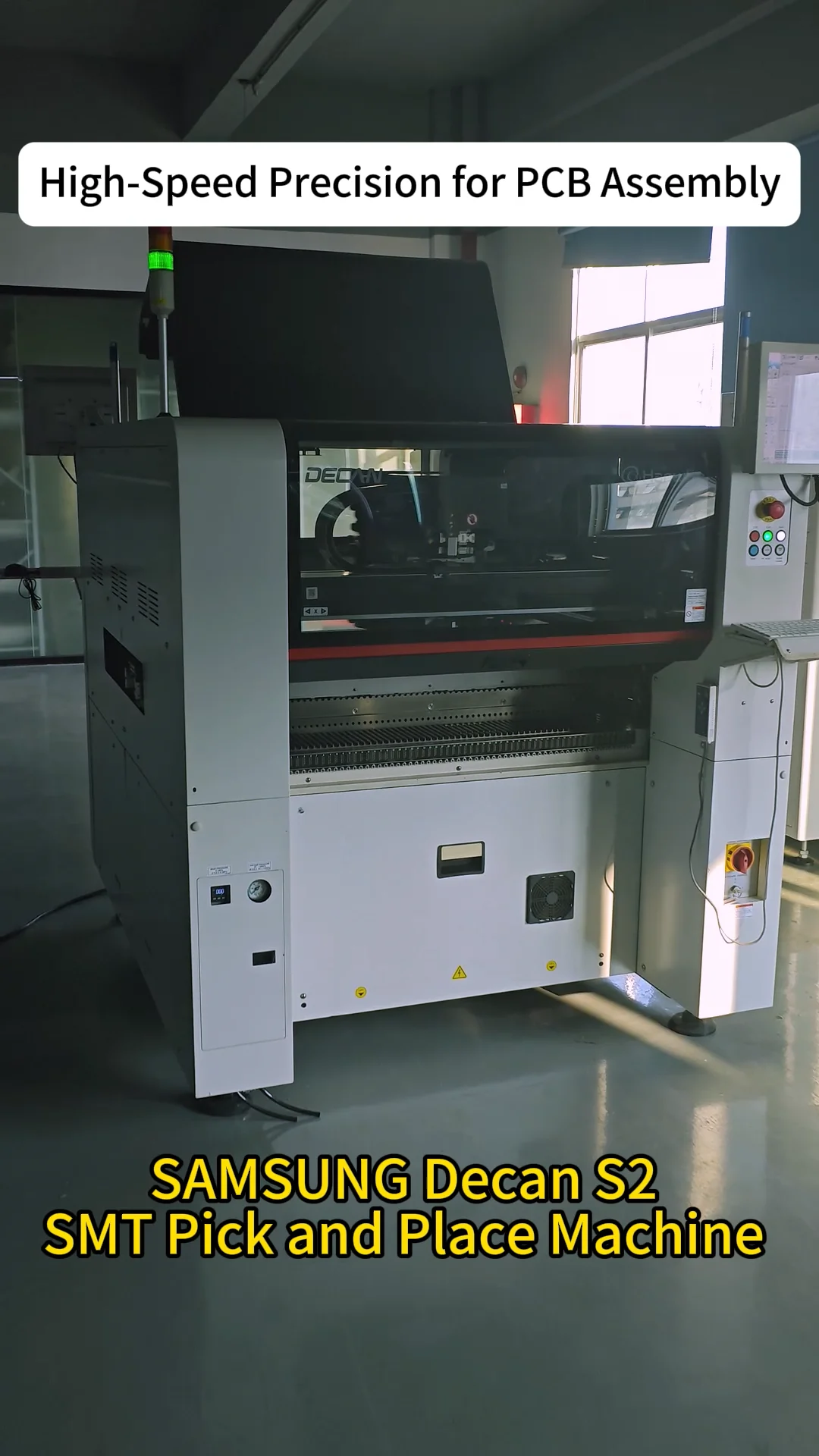 High-Speed SAMSUNG Decan S2 SMT Pick and Place Machine for Precision ...