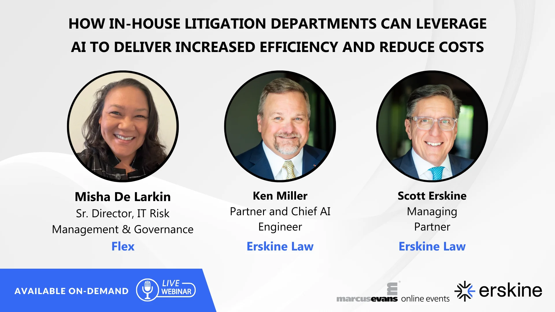 marcus evans Legal & Compliance Insights - How In-House Litigation ...