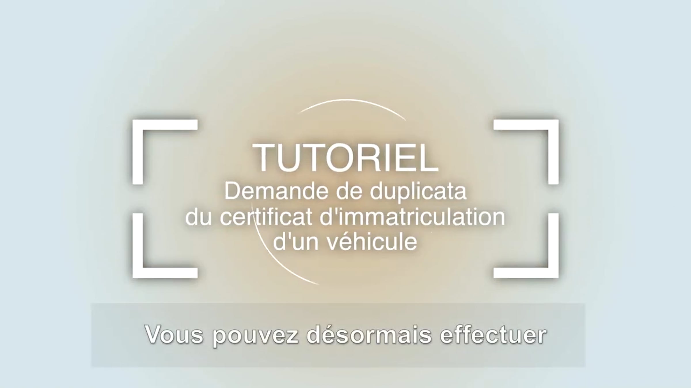 France Titres - Je refais ma carte grise (certificat d'immatriculation)