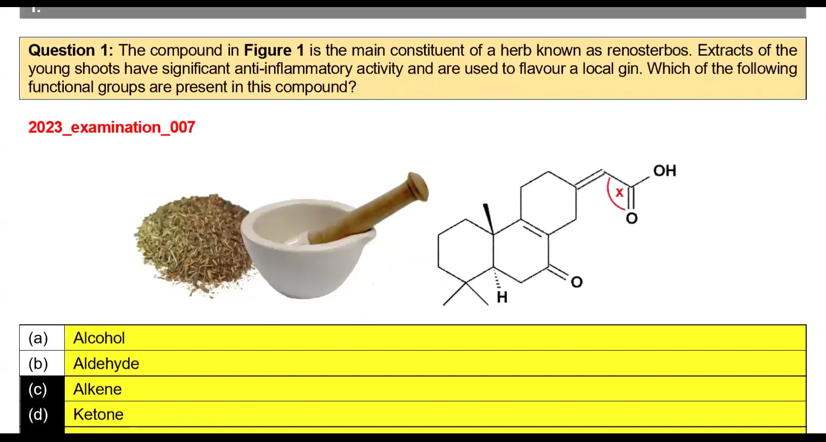 NCHE 121 Aanlynvraestel 2023 deel 1 18 Okt 2024
