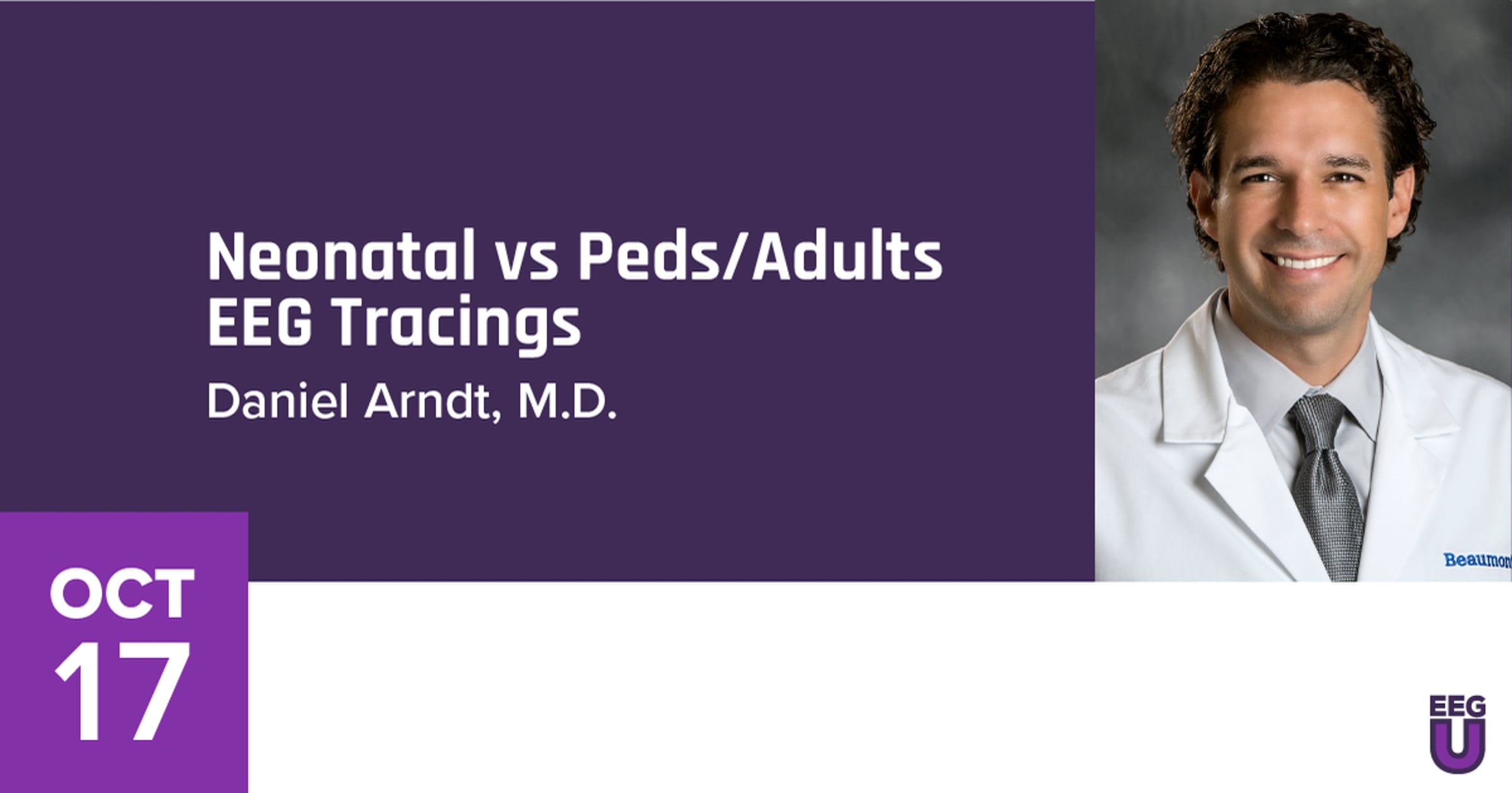 EEG U | Neonatal vs. Peds/Adult EEG Tracings