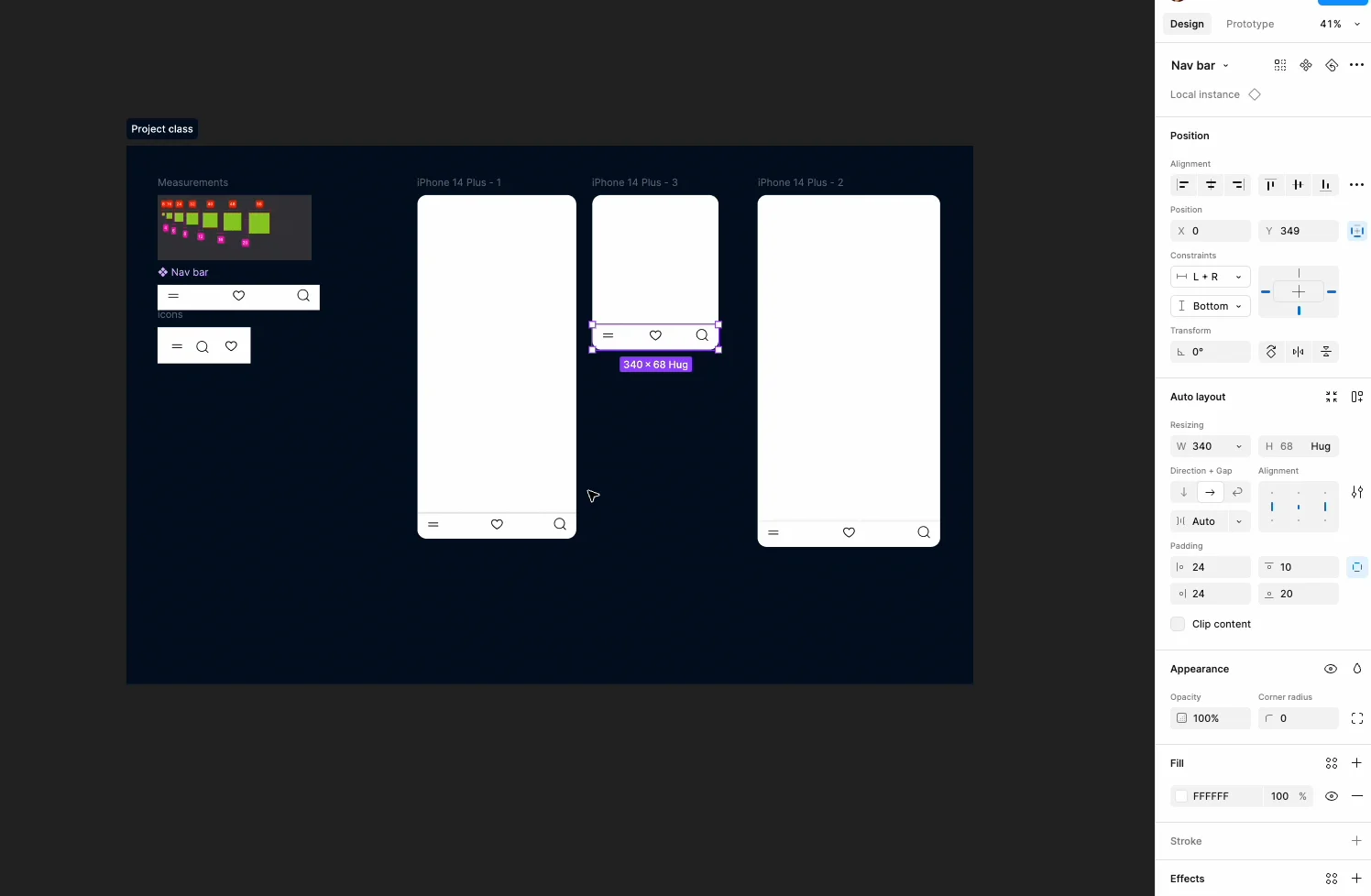 Project 1 -Figma advanced course