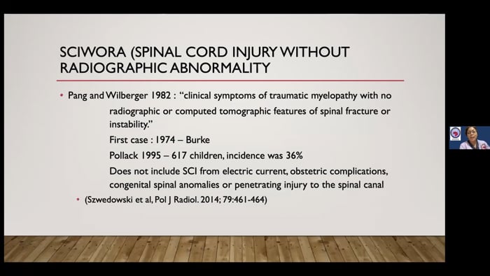 Spinal trauma - SCIWORA (Spinal Cord Injury without Radiographic ...