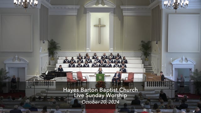 Worship With Us - Hayes Barton Baptist Church