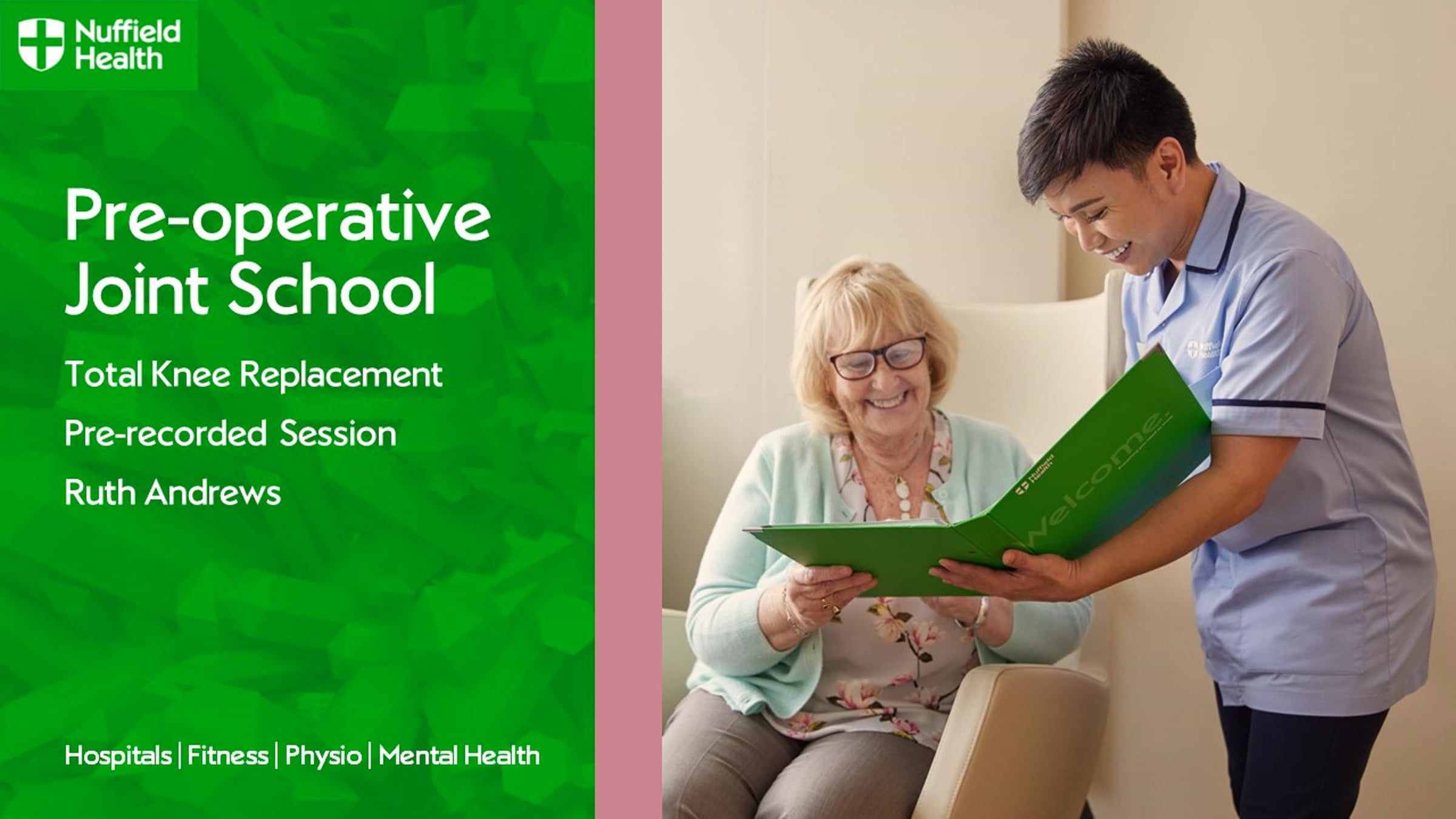 Pre-operative Joint School: Total Knee Replacement