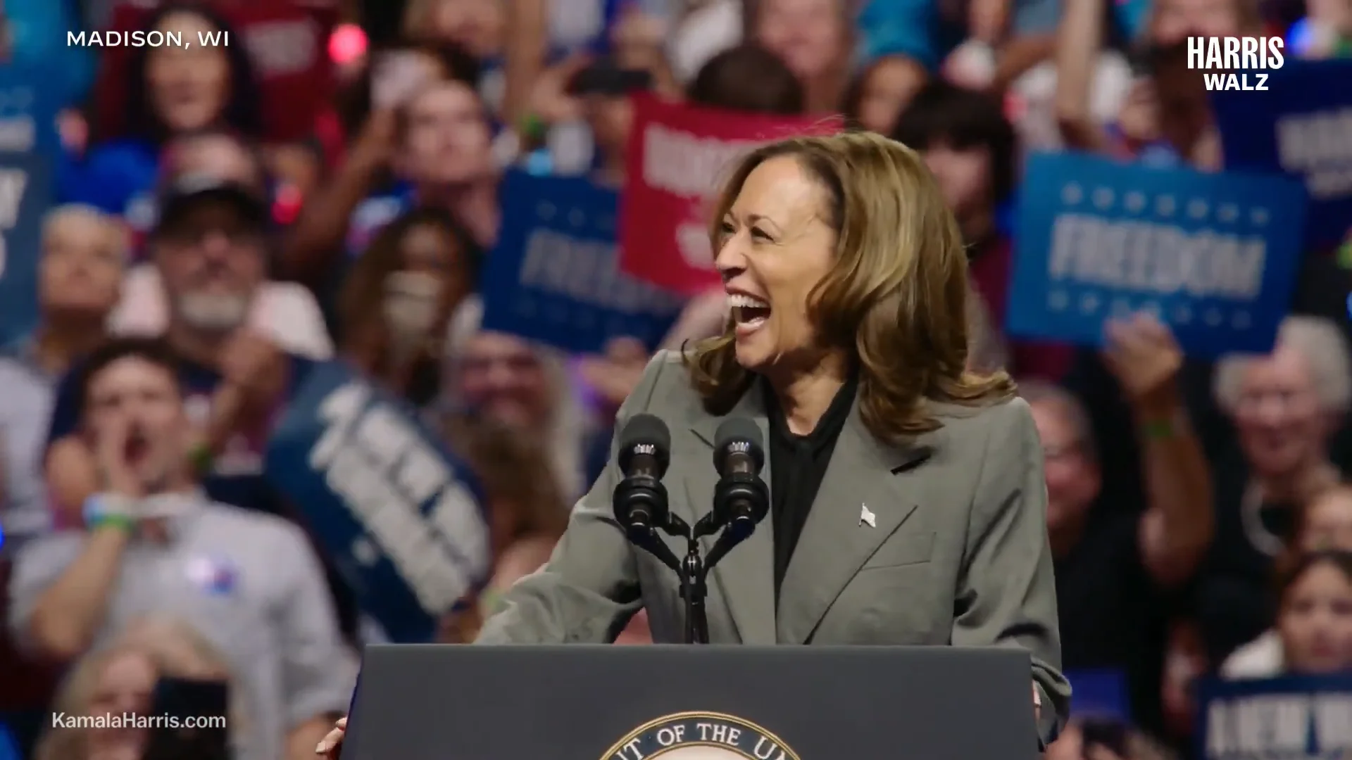 Remarks: Kamala Harris Delivers Remarks at a Campaign Rally in Madison ...