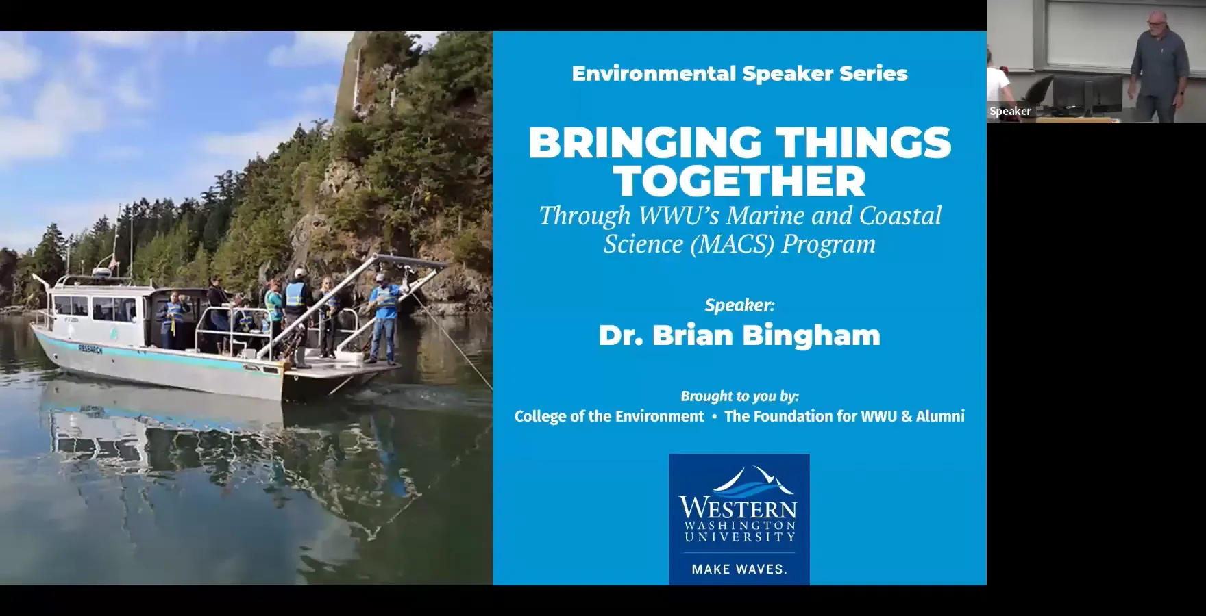 Bringing Things Together - Through WWU's Marine and Coastal Science ...