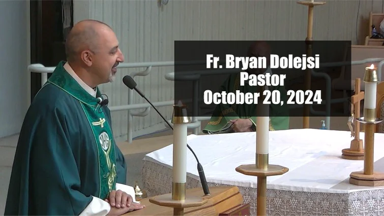 Fr Bryan Homily - Oct 20 2024