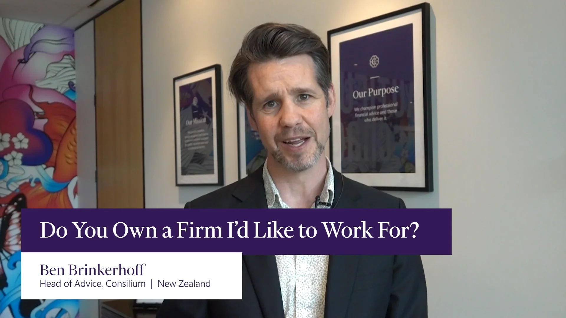 Ben Brinkerhoff - Do You Own a Firm I'd Like to Work For?