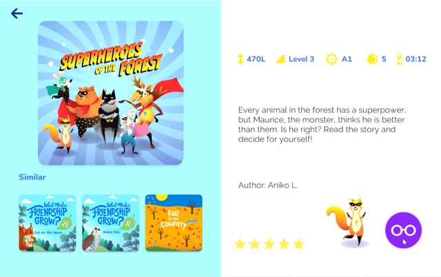 Superhero Of The Forest - Week 4 - B…: English ESL video lessons