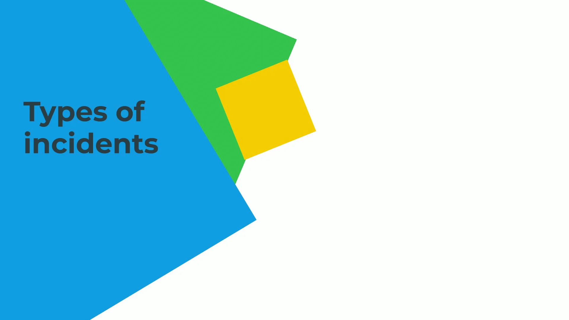 Types of incidents introduction