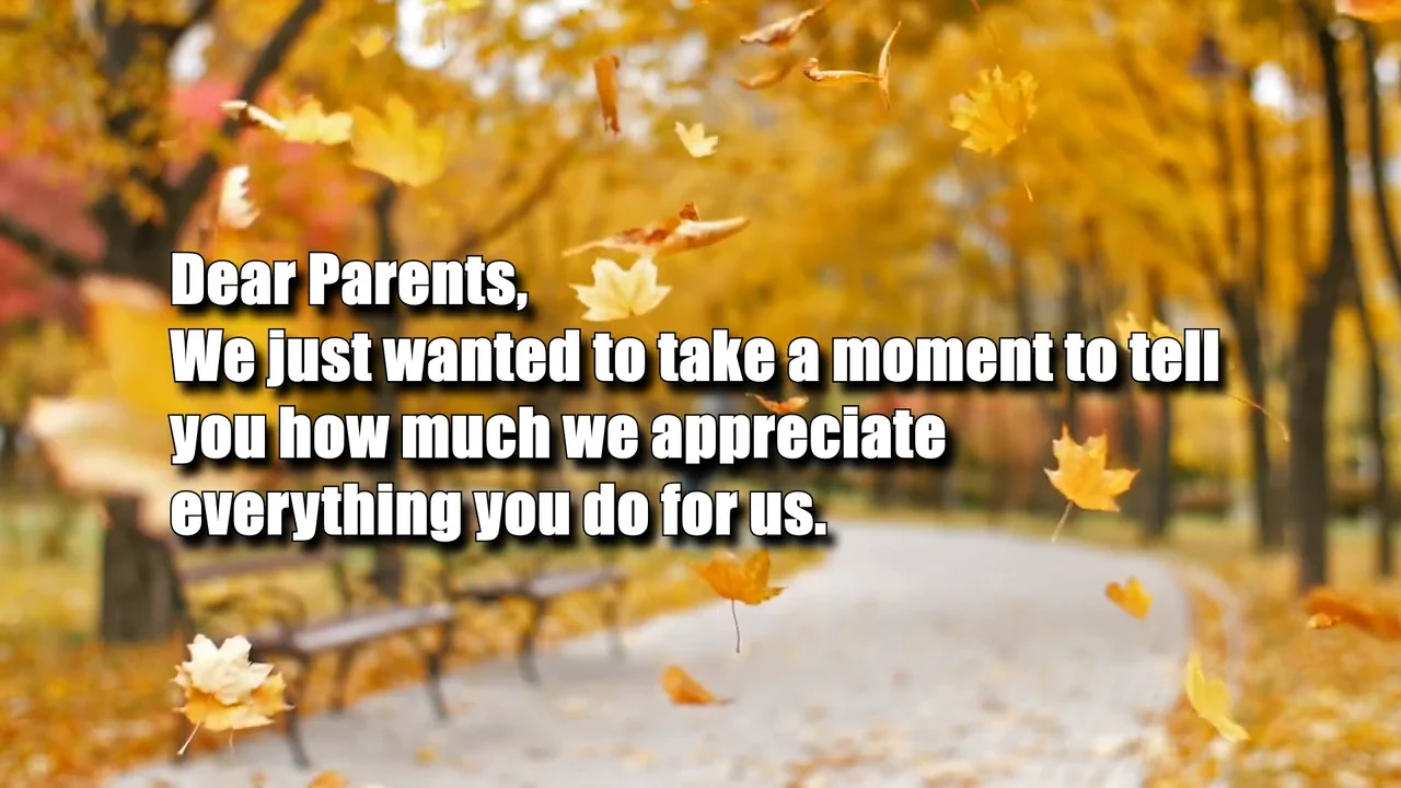 Parent Appreciation Week 2024