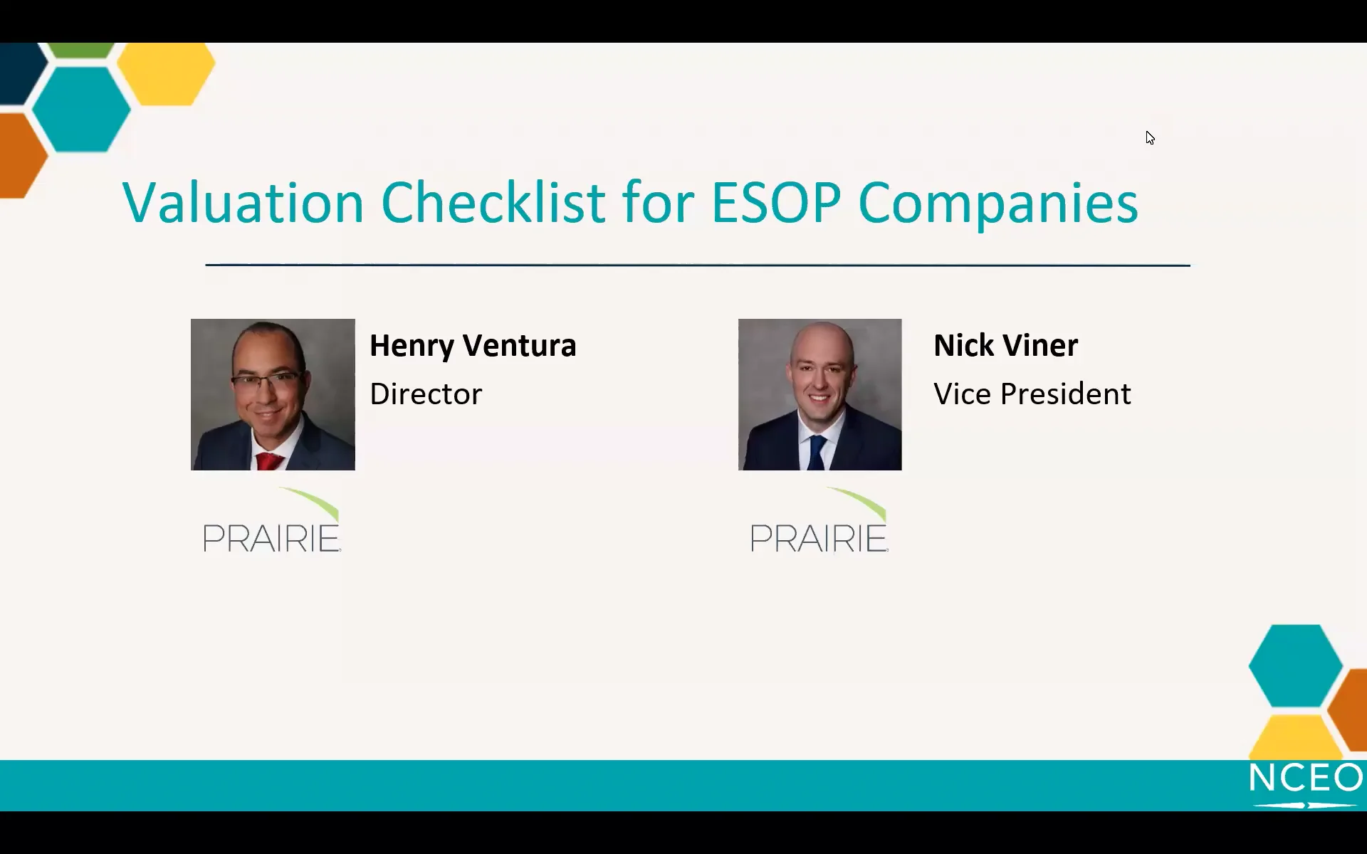 Valuation Checklist for ESOP Companies