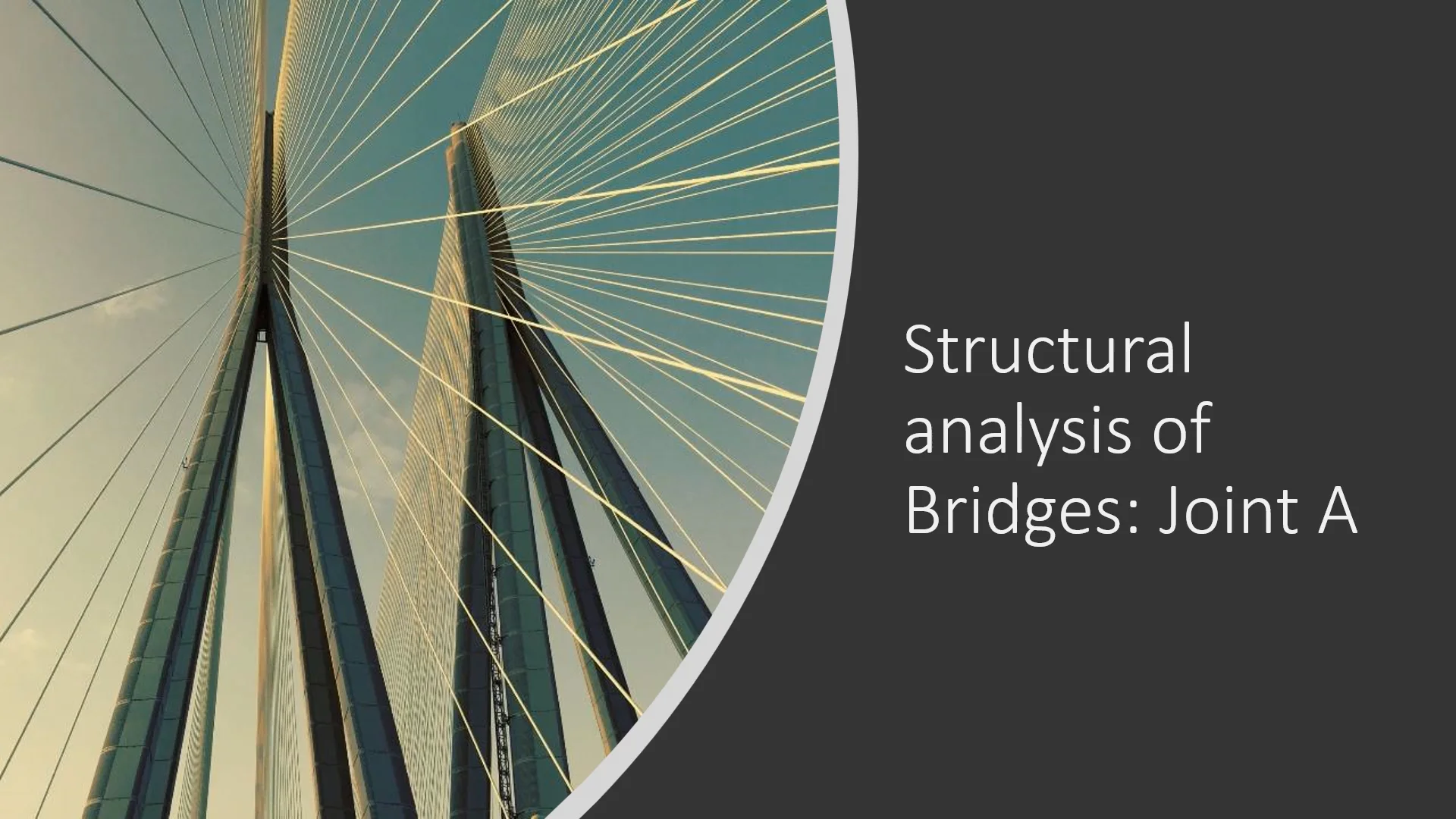 Joint A structural analysis