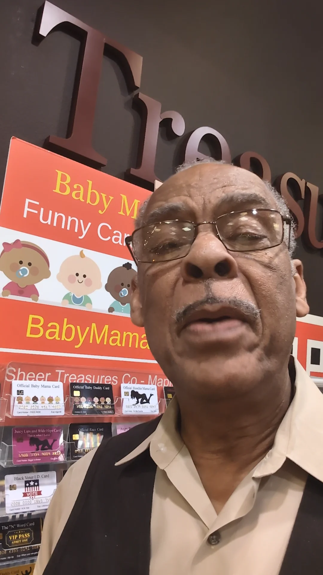 Store intro Baby Mama Cards