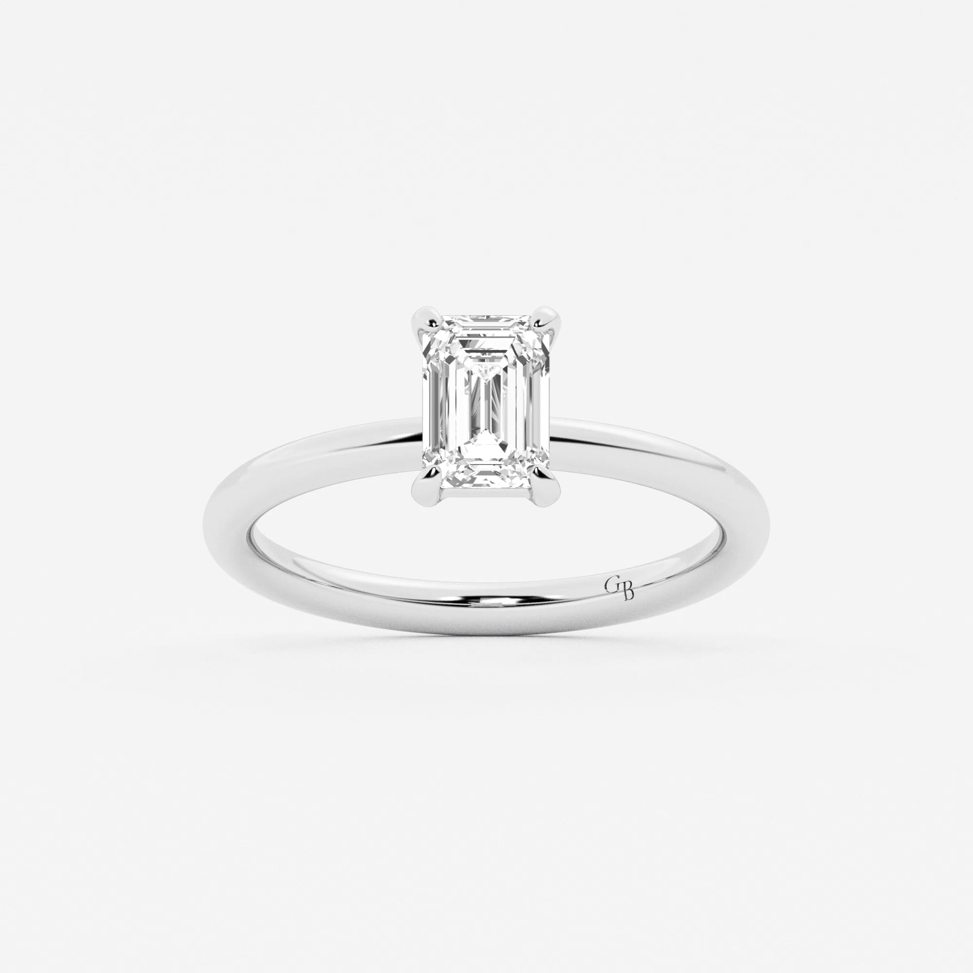 Aether 1 ctw Emerald Carbon Capture Lab Grown Diamond Solitaire ...