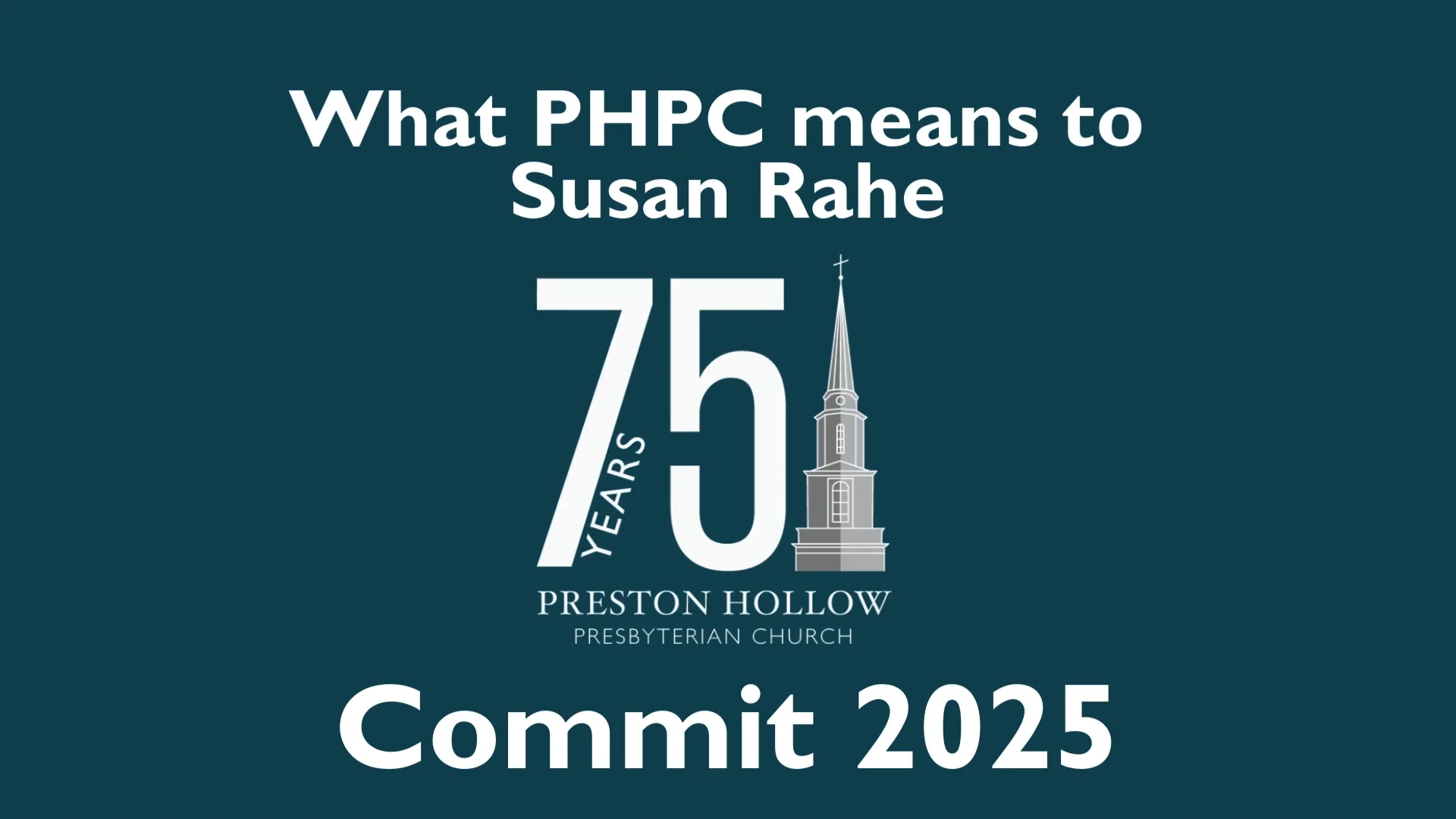 Commit 2025 - Susan Rahe