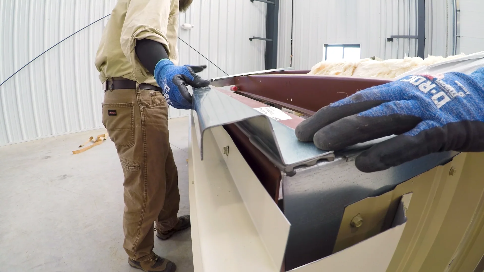 1 - Eave Plate Installation - Standing Seam Roof