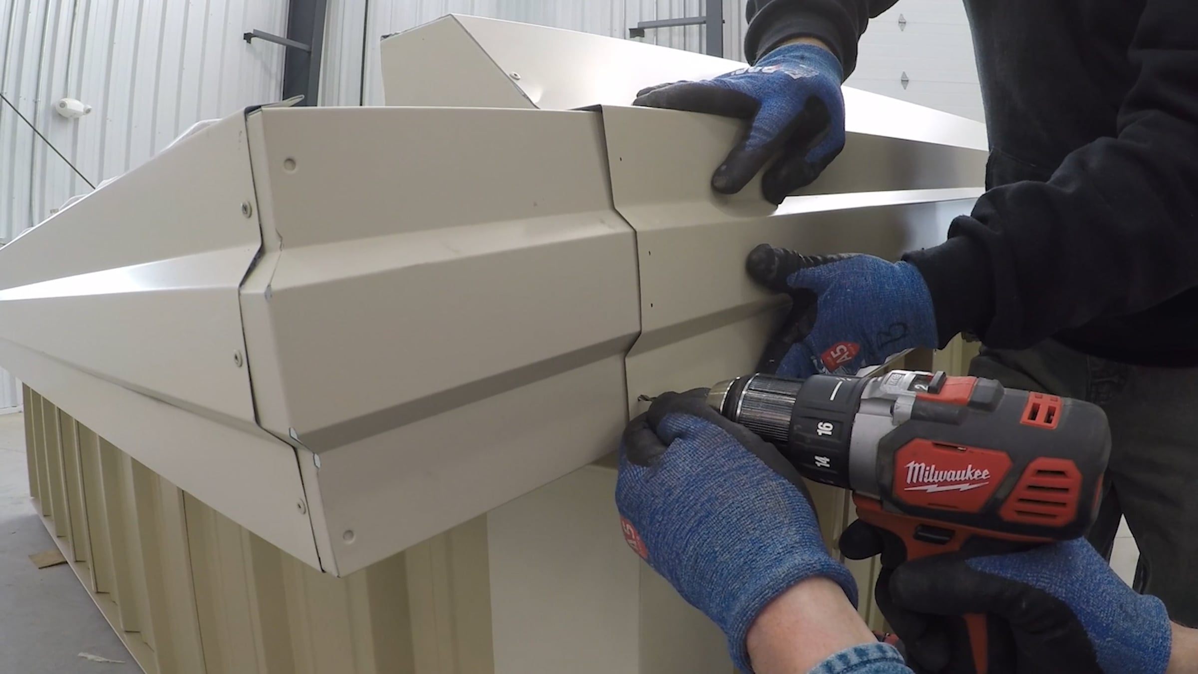 6 - Sculptured Rake Trim Installation - Standing Seam Roof