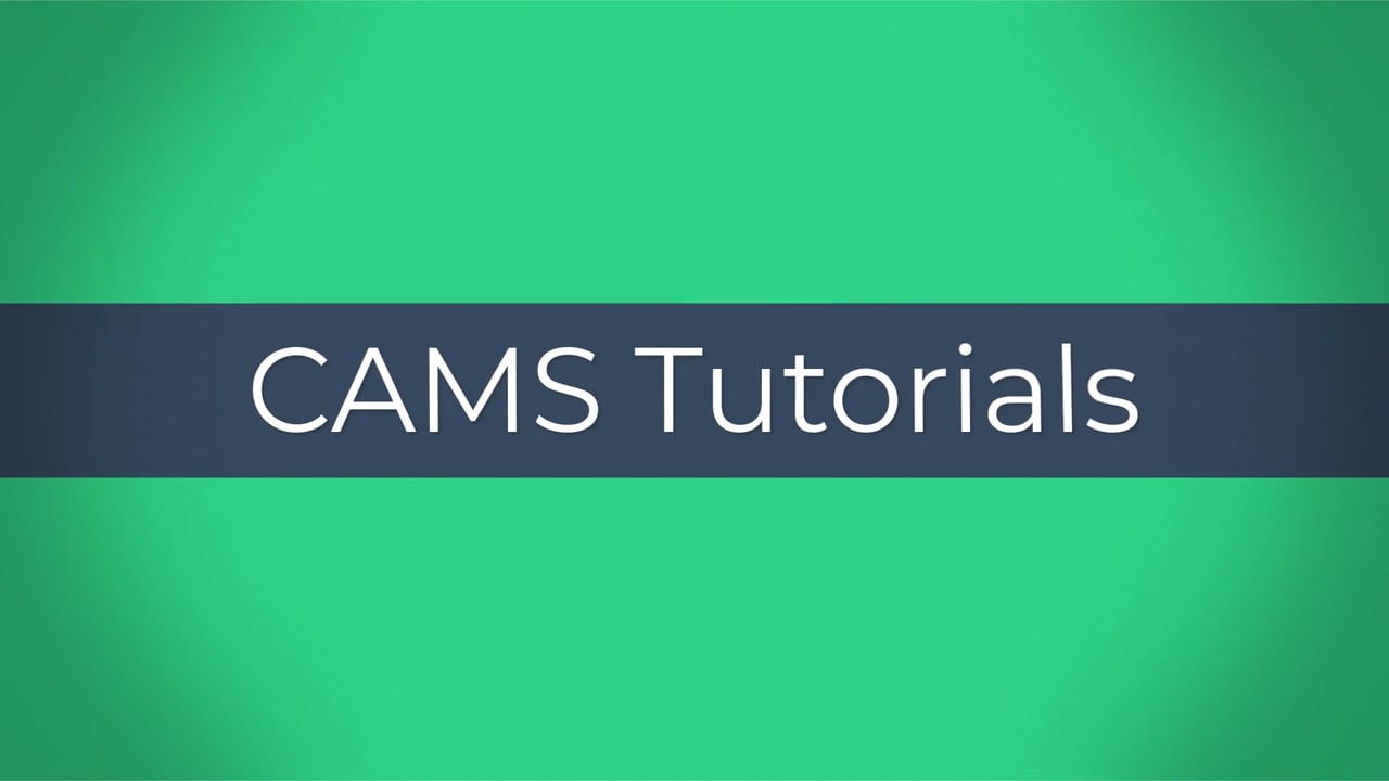 CAMS Tutorial - Assessing Building Major Systems