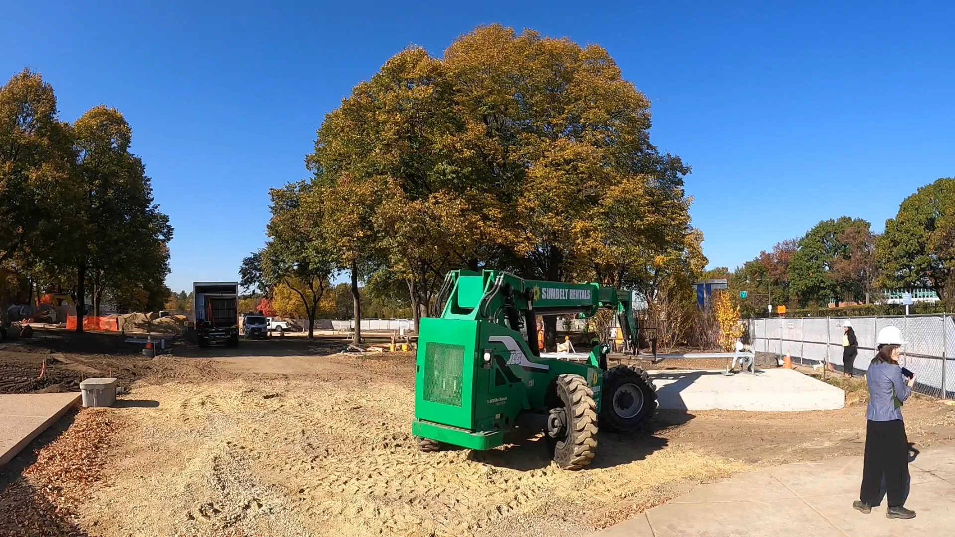 FDR Park Gateway Plaza Sign Installation