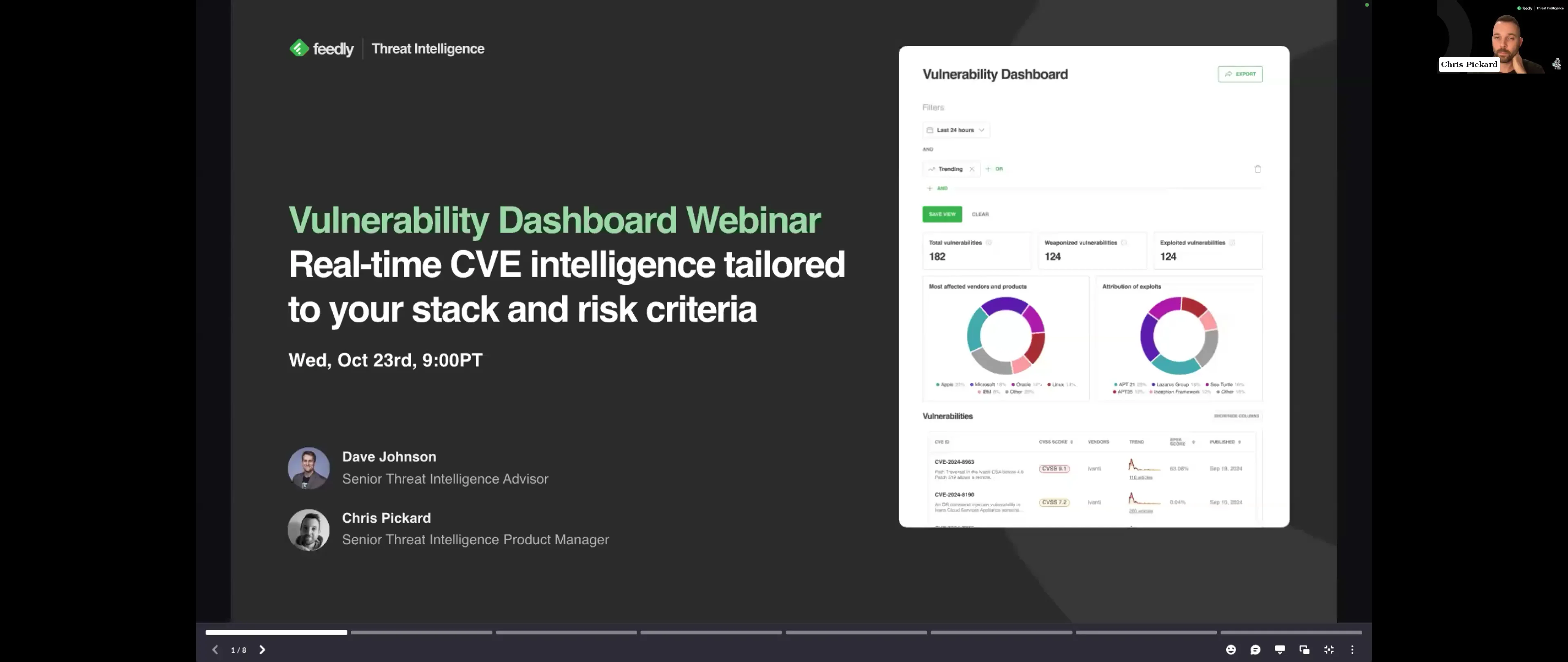 Feedly Vulnerability Dashboard Webinar 10-23-2024