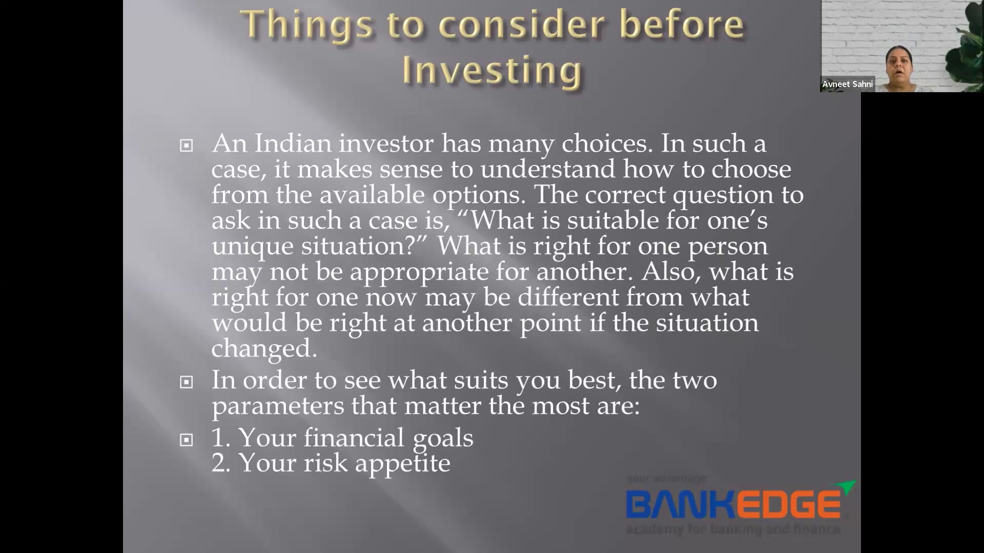 Pre-Recording link for Soft-Skill Session 2024-10-24 (Invester ...