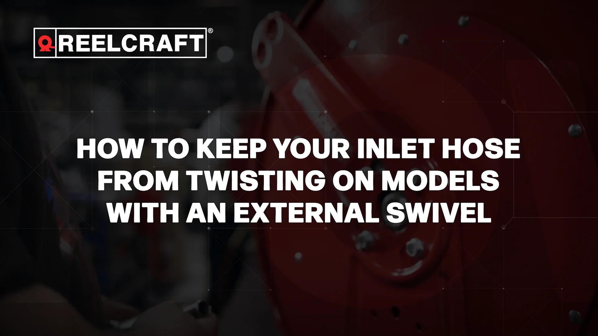 How To Keep Your Inlet Hose From Twisting On Models With An External Swivel