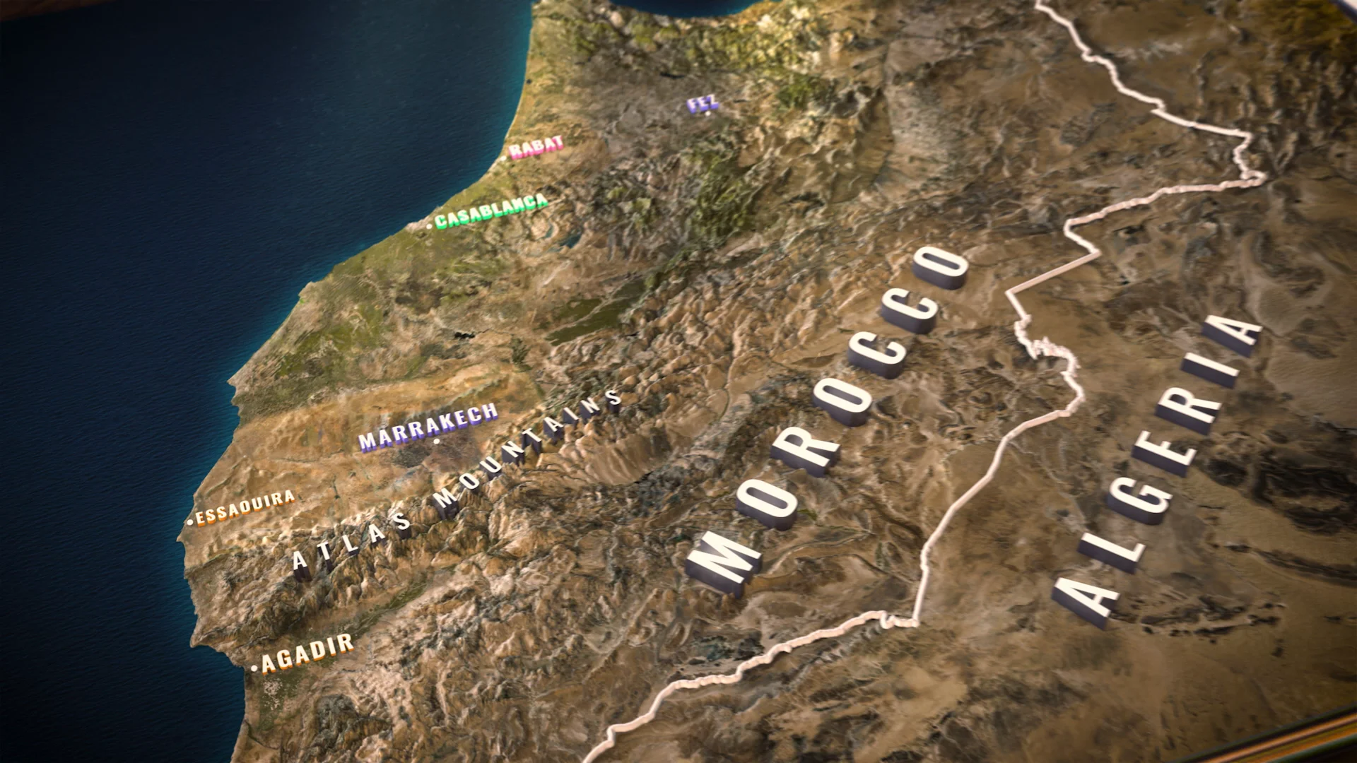 Culture Lust - Argan Trees Map