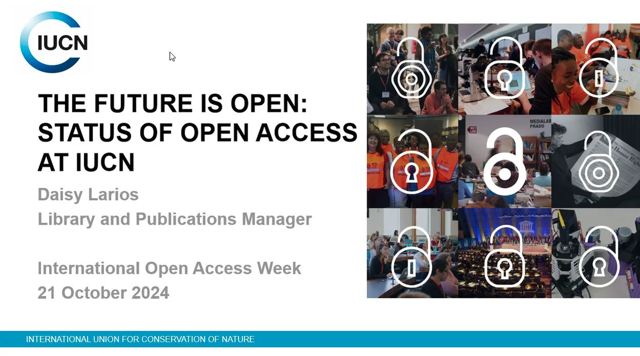 The future is open: status of Open Access at IUCN