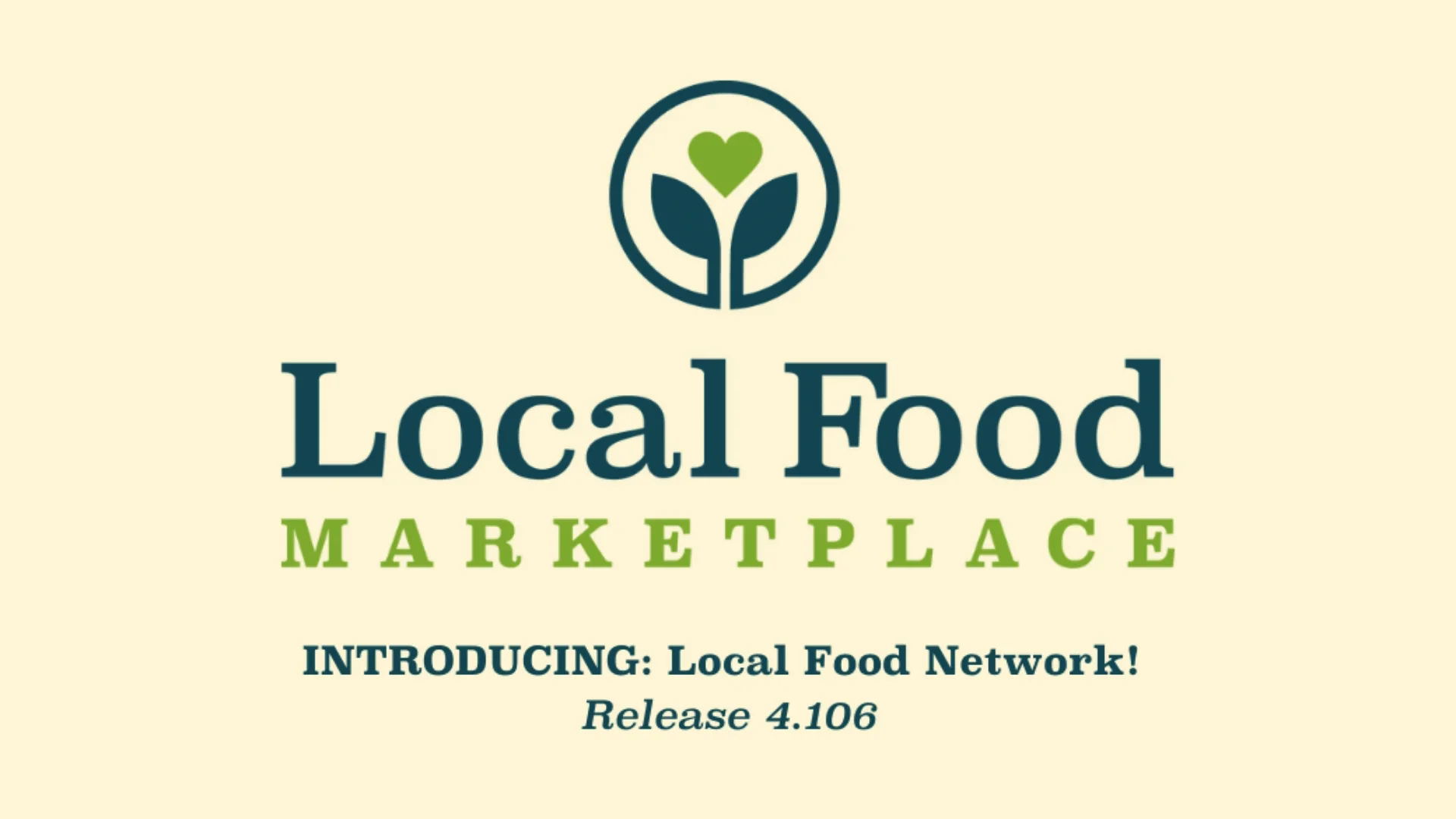 INTRODUCING: Local Food Network!