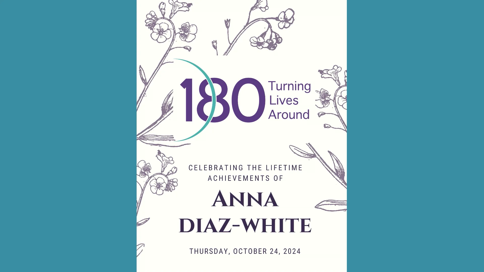 Anna Diaz-White Lifetime of Achievements Luncheon